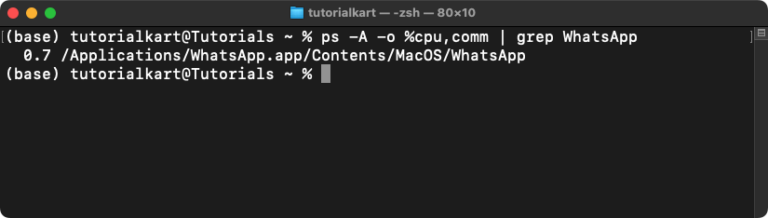 How to View CPU Usage in Mac Terminal